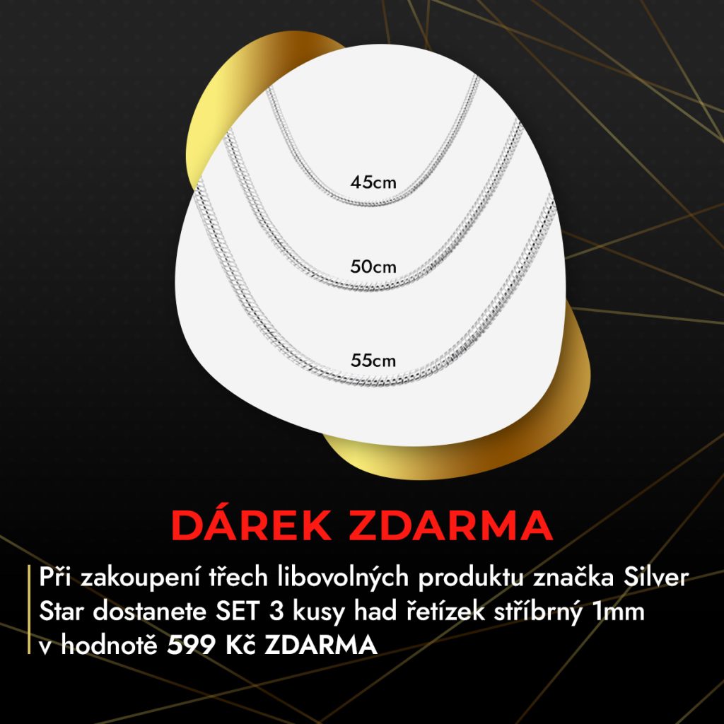 Silver Star Bluefern – dámské náramky 18cm – LIGE.CZ